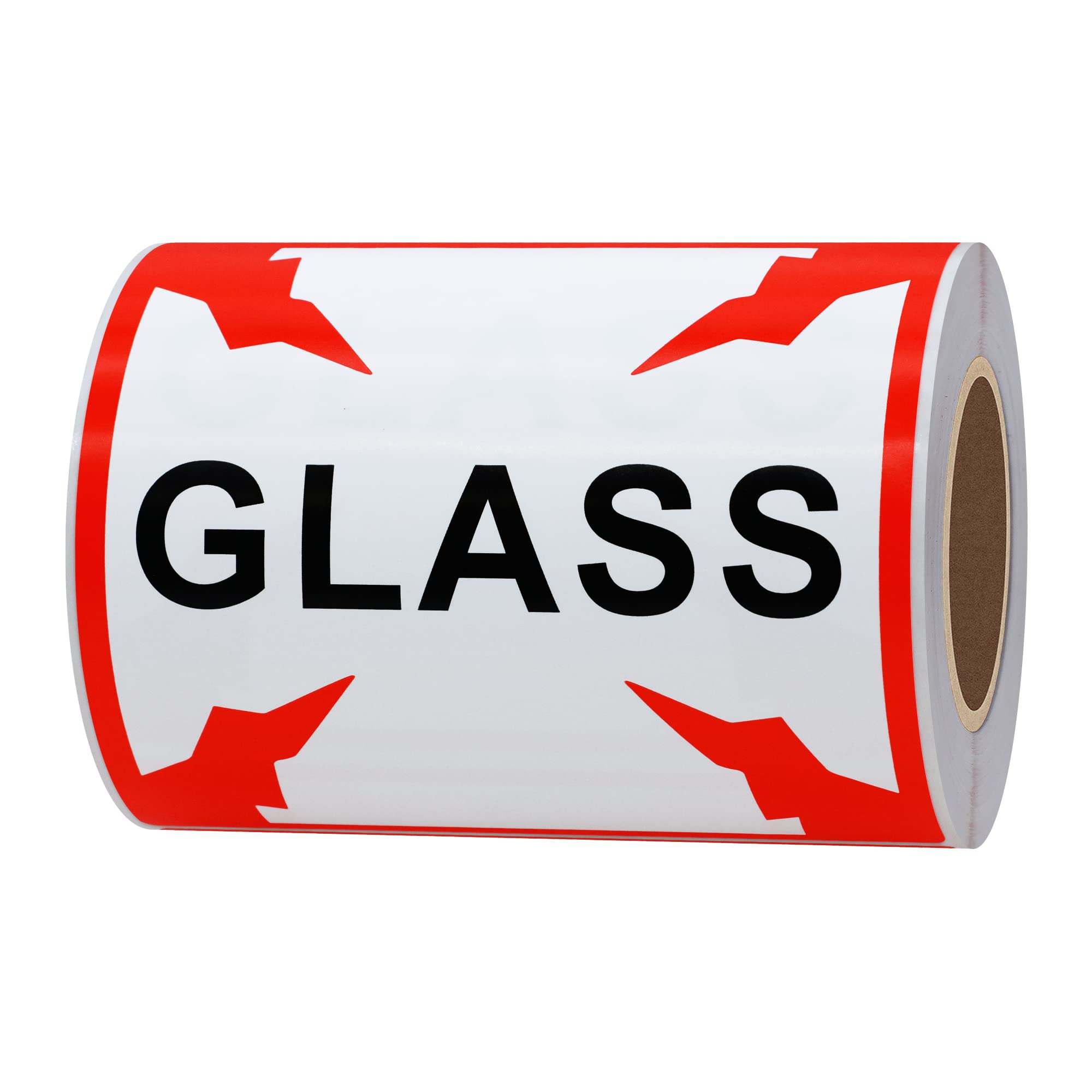 Hybsk Fragile Glass Shipping Warning Labels 4 x 4" Inventory Warehouse ...